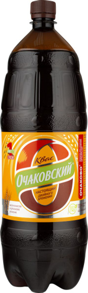 Квас Очаковский квас Очаково п/б, 2 л (в заказе 1 штука) - купить с ...