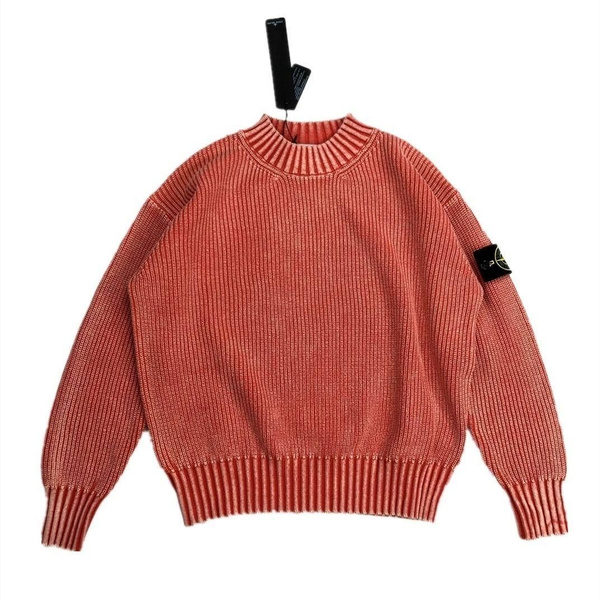Джемпер Мужской, Женский Stone Island оранжевый Breathable, размер 58 ...