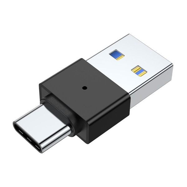 Разъем USB 3.0 для подключения к разъему type c, черный квадратный с ...