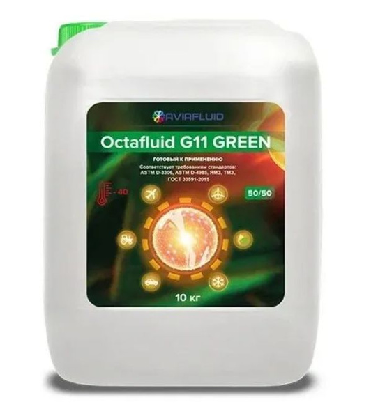 Антифриз OCTAFLUID G11 Green_OC725GR, Готовый раствор купить по ...