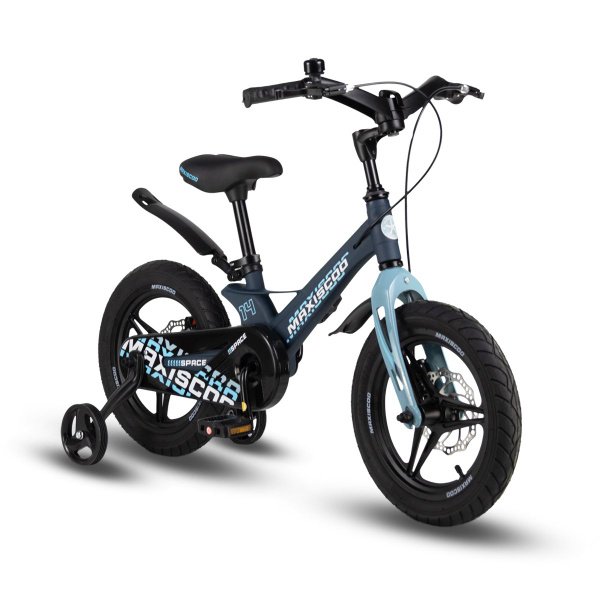 Велосипед MAXISCOO SPACE Deluxe Plus 14'' (2024) Матовый Ультрамарин ...