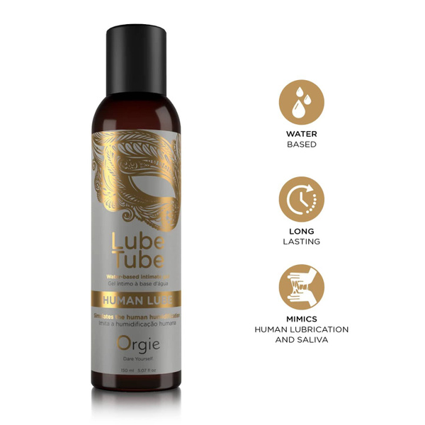 Лубрикант с имитацией слюны Orgie Lube Tube Human Lube 150 ml - купить с доставкой по выгодным ...