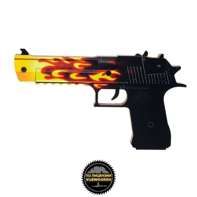 Характеристики Деревянный пистолет Desert Eagle v.1.6 Пламя КС ГО ...