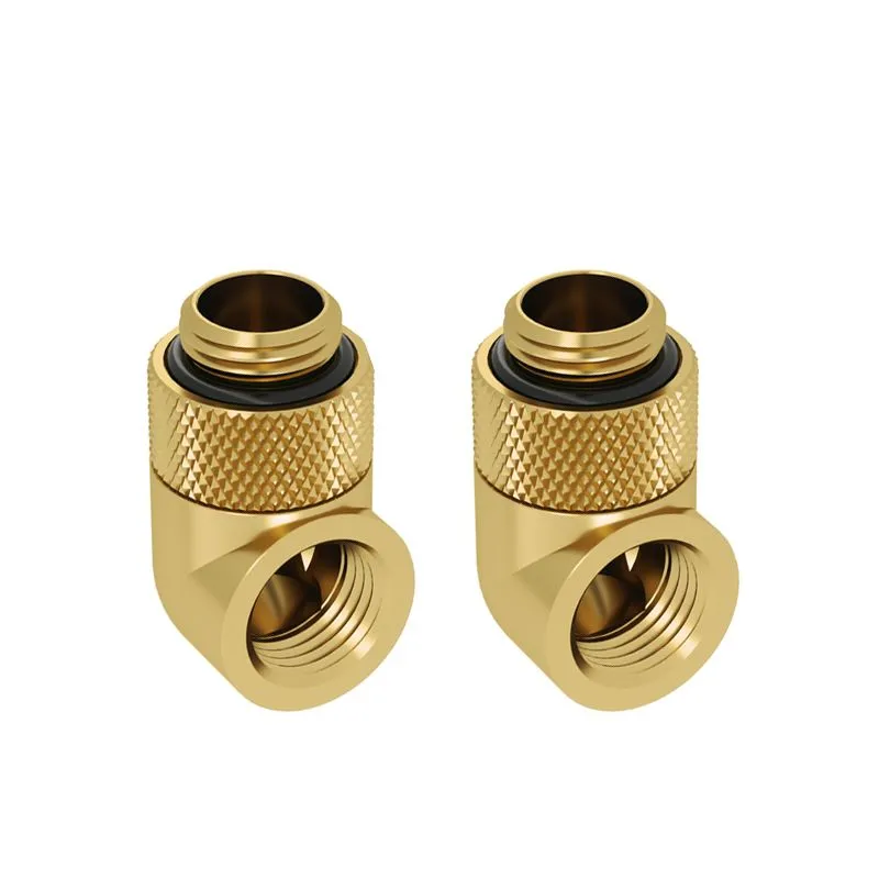 Barrow TWT90-V2.5 Соединительные разъемы с водяным охлаждением PC G1 / 4 '90 M - F вращаются на ...