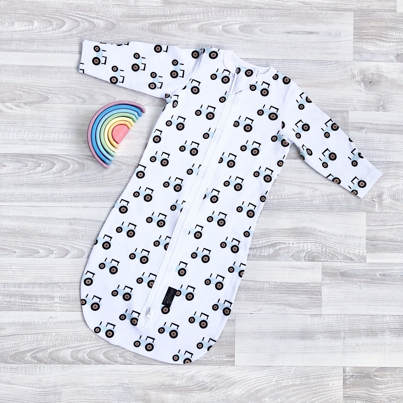 Спальный мешок для новорожденных Mjolk Тракторы — купить в интернет ...