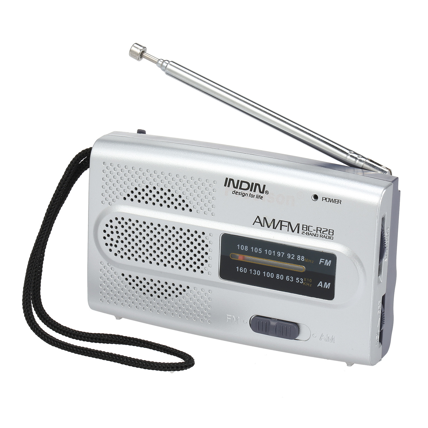 INDIN BC-R28 AM FM-радио Портативный карманный радио Цифровой ...