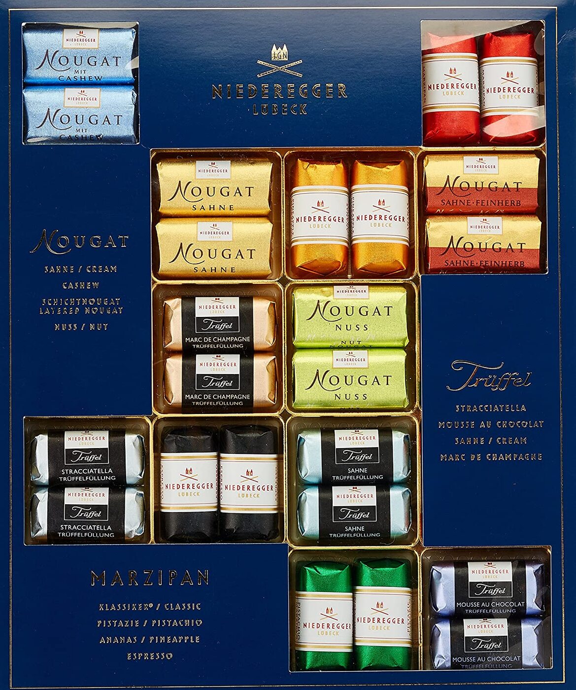 Марципан Niederegger Ассорти "Коллекция для ценителей" 500 г — купить в ...
