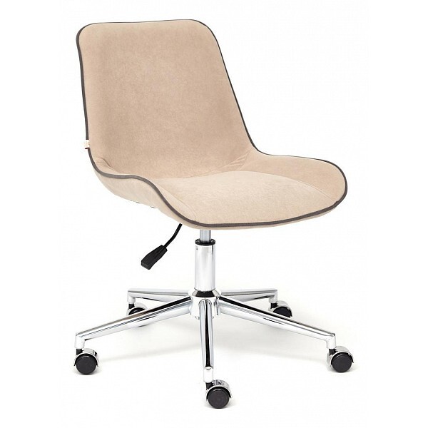 Офисный стул Tetchair Style, Металл, Велюр натуральный - купить по доступным ценам в интернет ...