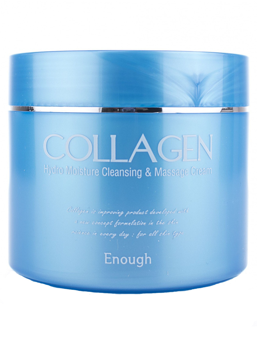 Enough Крем массажный увлажняющий с коллагеном для лица и тела Collagen ...