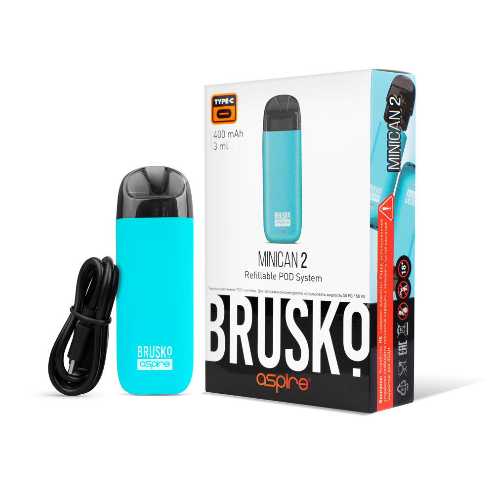 Brusko Minican 2, 400mAh (жидкость не входит в комплект) — купить в ...