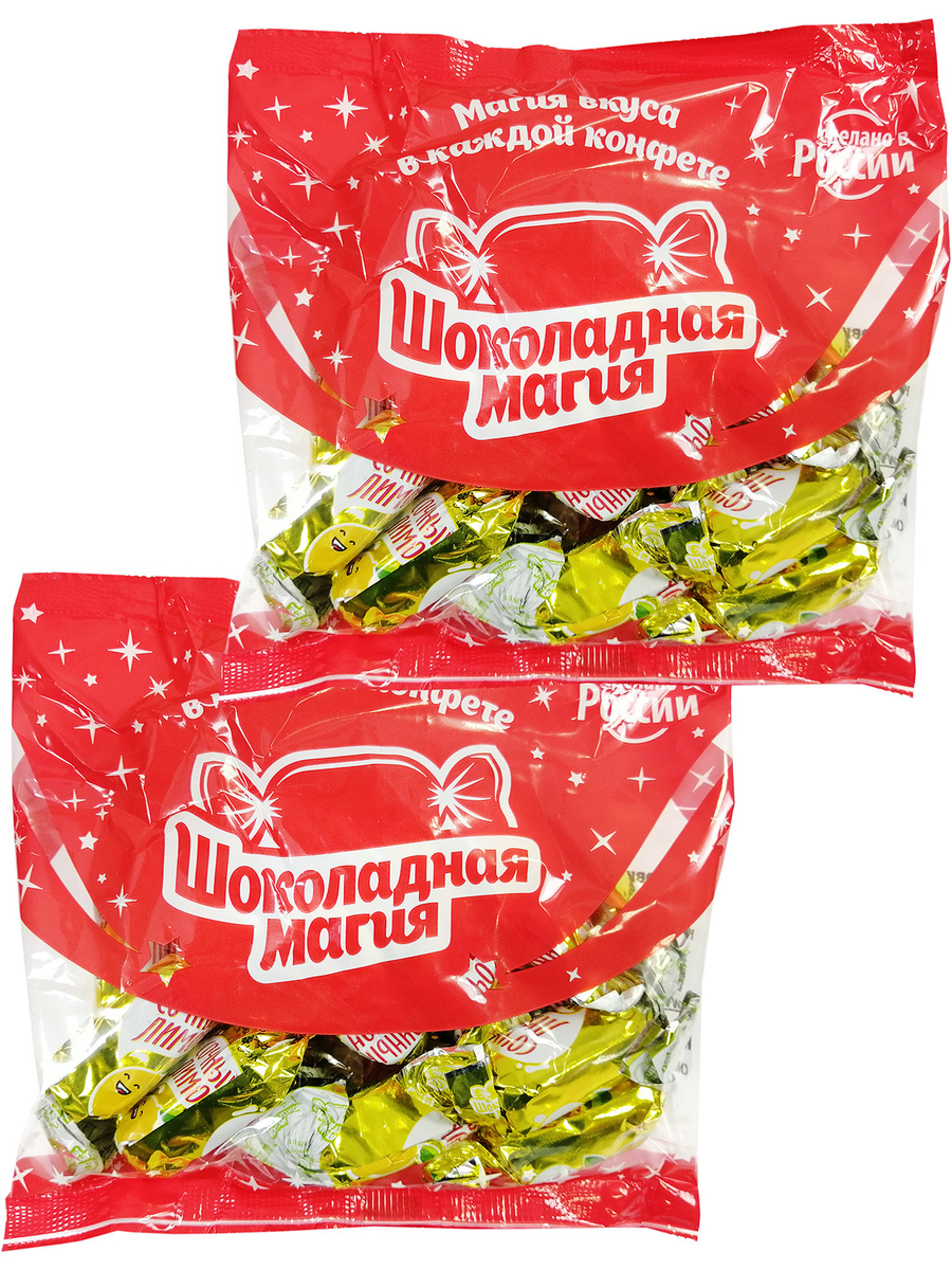 Конфеты "Шоколадная магия" - Сочный лимон, 250 г - 2 шт — купить в ...