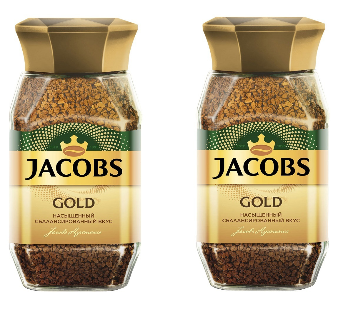 Кофе Jacobs Gold/Якобс Голд растворимый гранулированный натуральный, 2 ...