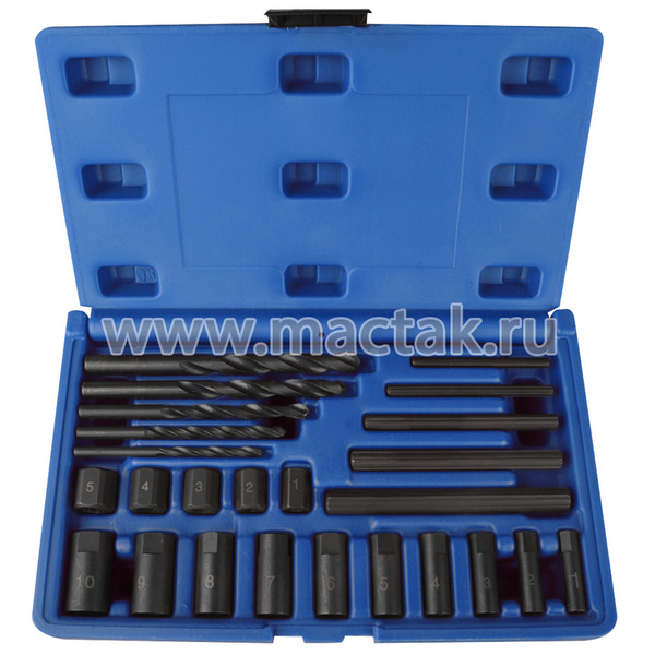 Набор экстракторов и сверел, 25 предметов KING TONY 11225SQ - купить с доставкой по выгодным ...