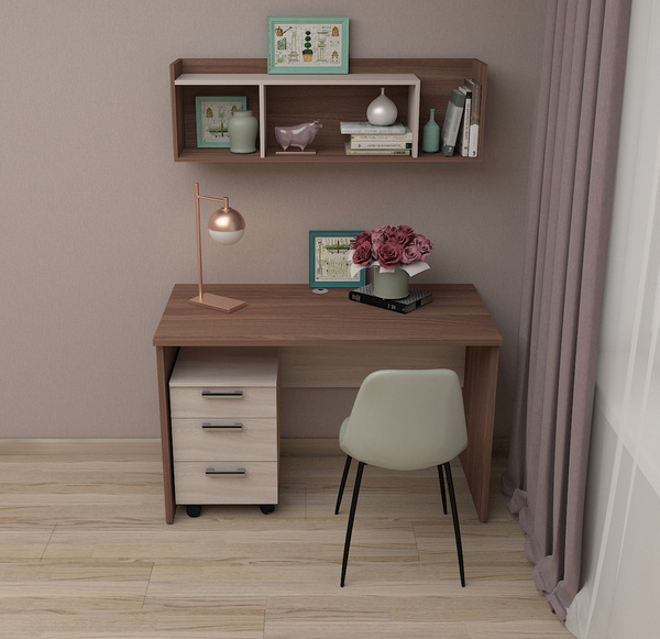 Письменный стол Магнитогорская фабрика мебели Полка Линия ПН1, Стол ...