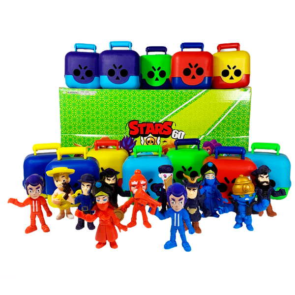 Большой набор фигурки Бравл Старс Brawl Stars 60, 12 штук в коробочках ...