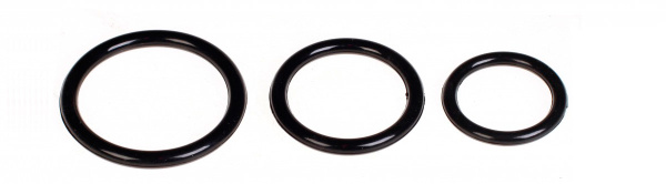 Три эрекционных кольца Silicone 3-Ring Stamina Set - купить с доставкой ...