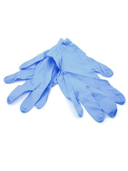 Перчатки медицинские Safe&Care, XL, Нитрил, голубой - купить с ...