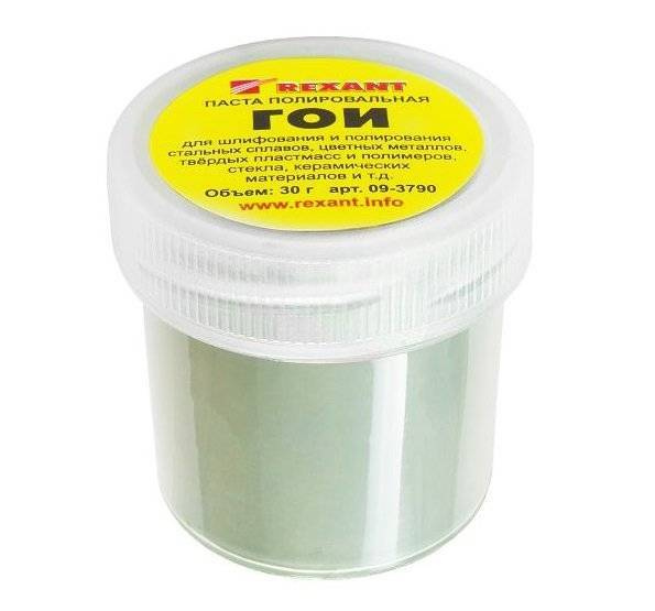 Паста полировальная ГОИ 30гр REXANT 09-3790 - купить по выгодной цене в интернет-магазине OZON ...