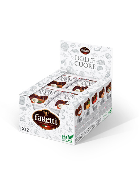 Пирожное "Какао - бисквиты Dolce Cuore с нежной кокосовой начинкой", 12 ...