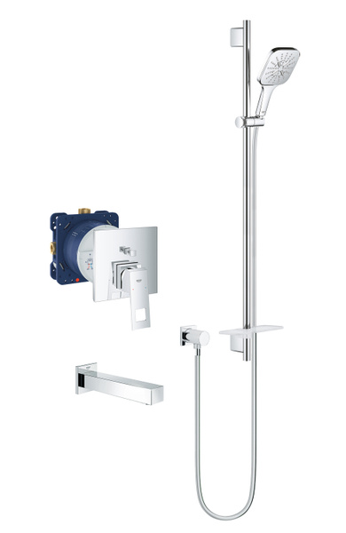 Комплект сантехники GROHE Eurocube 250 Professional Латунь, ABS пластик ...