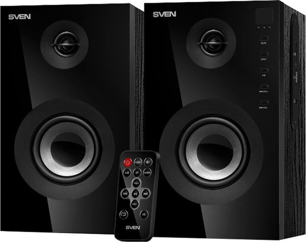 Компьютерная акустическая система Sven SPS-615, система 2.0, черный - купить с доставкой по ...