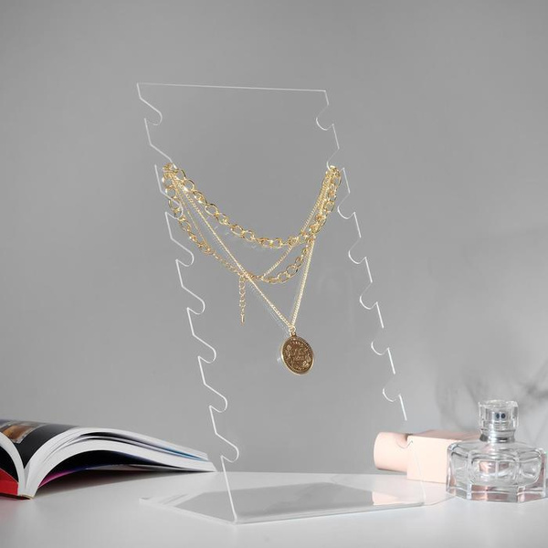 Подставка для кулонов, цепочек, браслетов, 15х10х28 см, оргстекло 2 мм ...