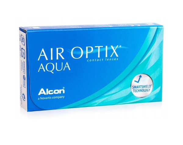 Alcon Контактные линзы Air Optix Aqua 3 шт, 3 шт., -8.00 / 8.6/ 1 месяц ...