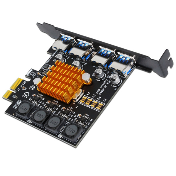 4 портовая карта Usb 30 Pci Express адаптер для карты расширения Usb 30