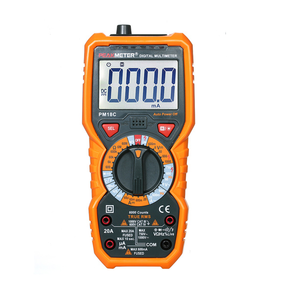 Мультиметры с измерением емкости конденсаторов,PEAKMETER PM18C купить ...