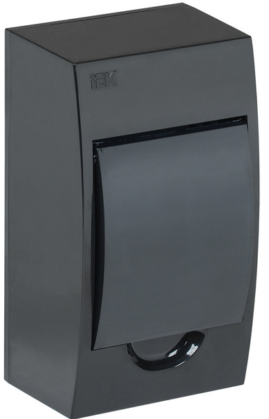 KREPTA 3 Корпус пластиковый ЩРН-П-4 IP41 черный IEK - купить с ...