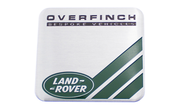 Эмблема универсальная Land Rover Overfinch - купить по выгодным ценам в ...