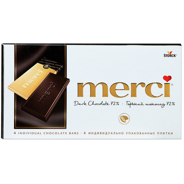Шоколад Merci горький 100 г - купить с доставкой по выгодным ценам в ...