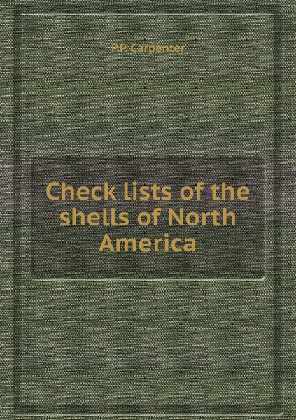 Check lists of the shells of North America - купить с доставкой по ...