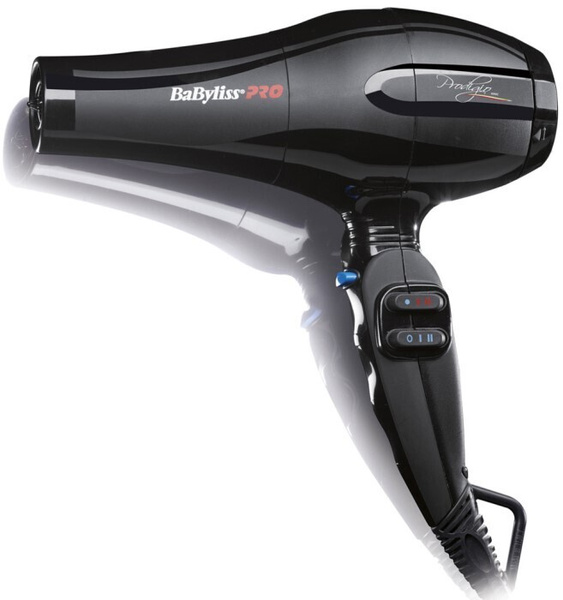 Фен для волос BaByliss PRO Фен Prodigio, 2300Вт, ионизация, 2 насадки ...