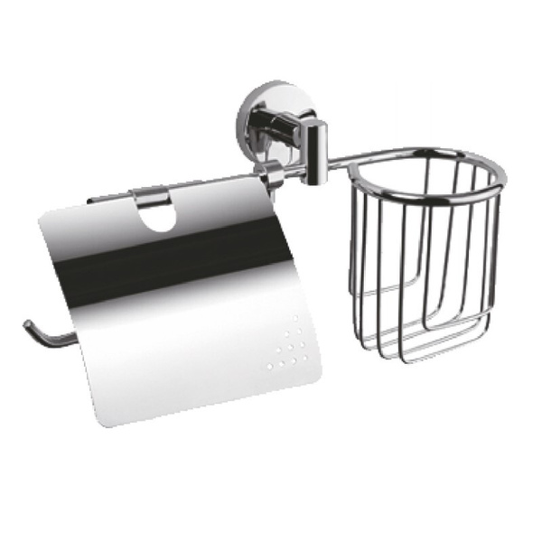 Держатель для туалетной бумаги и освежителя воздуха HB1703-1, хром купить c доставкой на OZON по ...