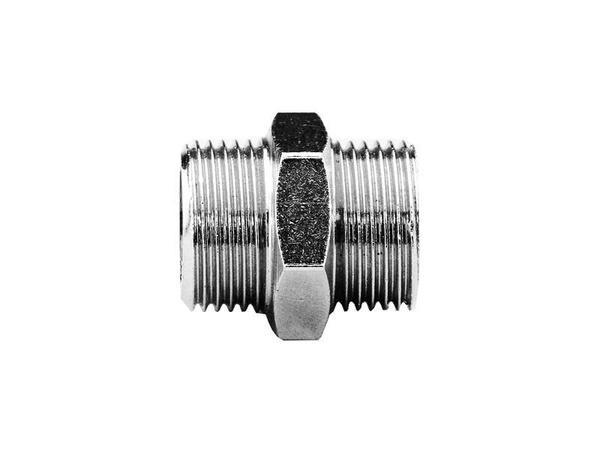 Переходник соединитель с двусторонней наружной резьбой 1/2" дюйма ...