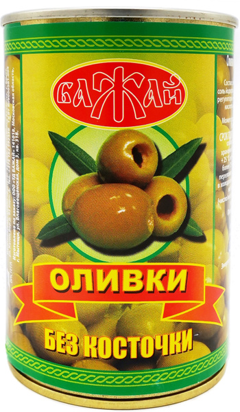 Оливки БАЖАЙ, без косточек, 300 мл. - купить с доставкой по выгодным ...