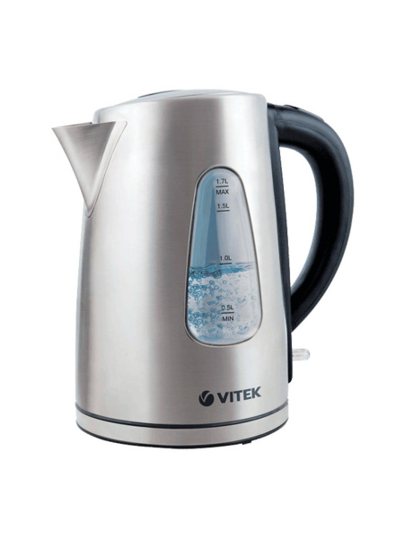 Купить электрический чайник VITEK VT-7007, Металл/пластик по низкой цене: отзывы, фото ...
