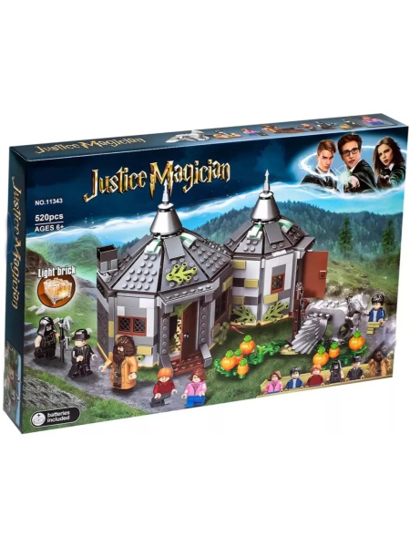 Конструктор Гарри Поттер Хижина Хагрида : спасение Клювокрыла 11343, 520 дет. - купить с ...