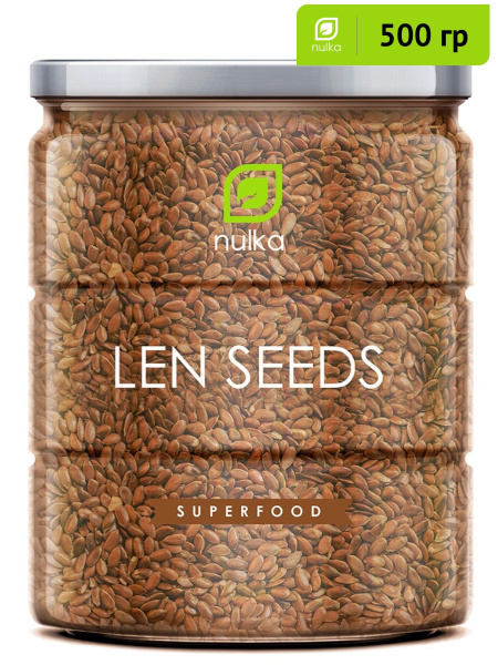 NULKA Len seeds superfood семена льна для похудения, 500 г - купить с ...