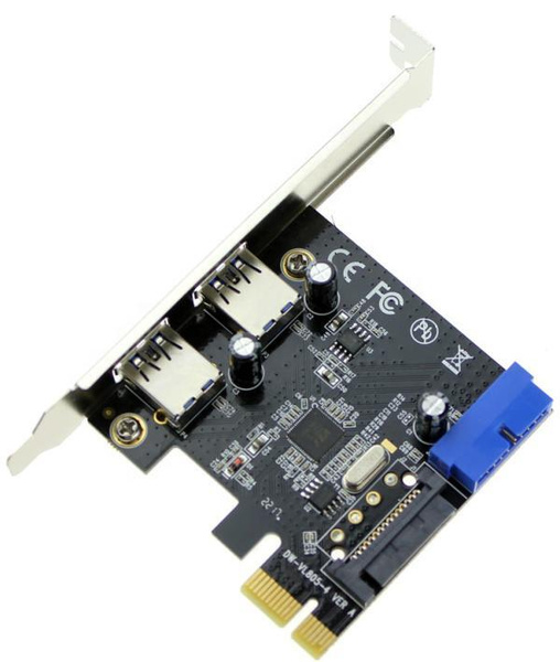 Контроллер адаптер GSMIN SK1 PCI-E PCI Express - 2x USB 3.0, 20pin ...