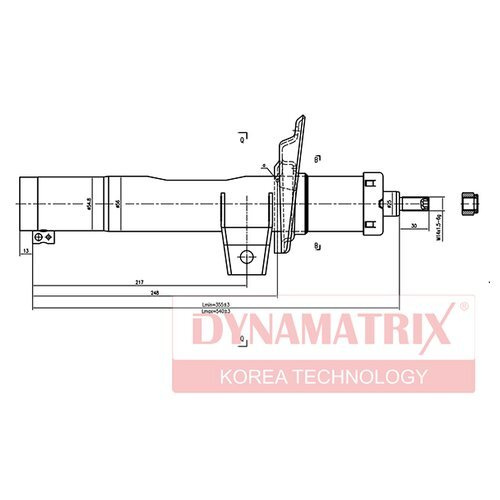 Амортизатор подвески передний Dynamatrix-Korea DSA335808 - купить по ...