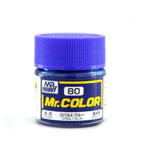 Краска MR.HOBBY COBALT BLUE 10мл C80 полуглянец - купить с доставкой по ...