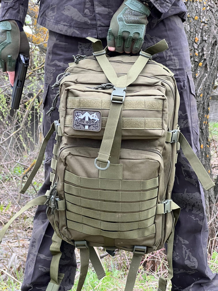 Рюкзак тактический Tactica 7.62 50л цвет: Олива - купить с доставкой по ...