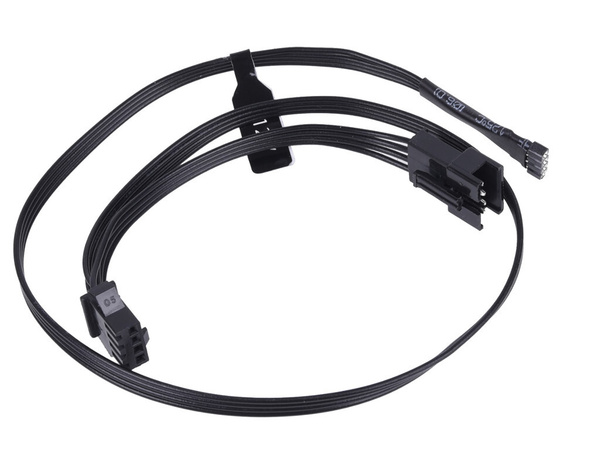 Кабель адаптер для материнской платы Alphacool RGB 4pin LED 50cm Black ...