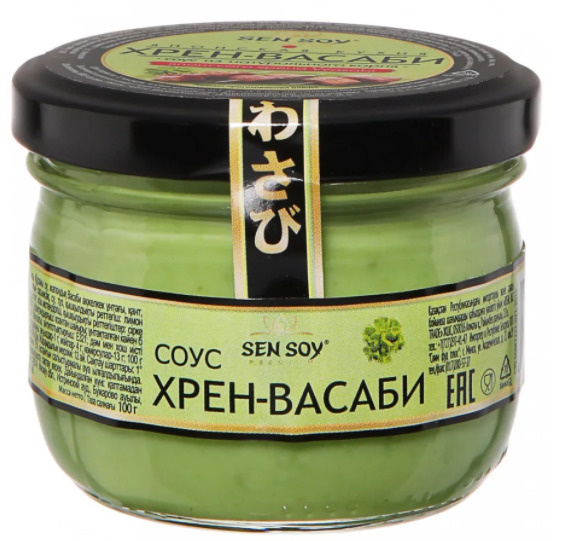Sen Soy Хрен-Васаби, Соус из Натурального Корня, 100 г. - купить с ...