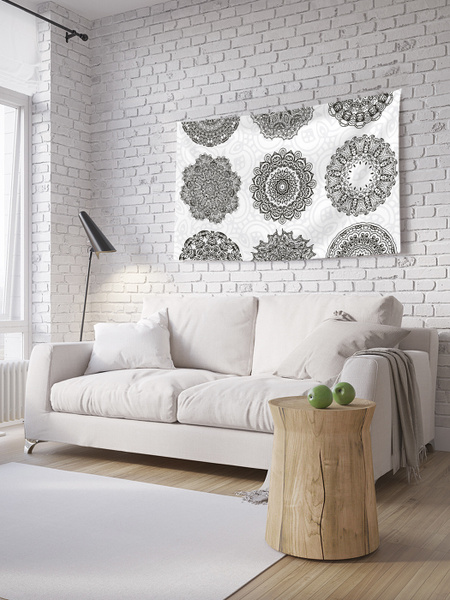 Панно JoyArty фон пано гобелен полотно на стену для интерьера кухонный в гостиную гостинной ...