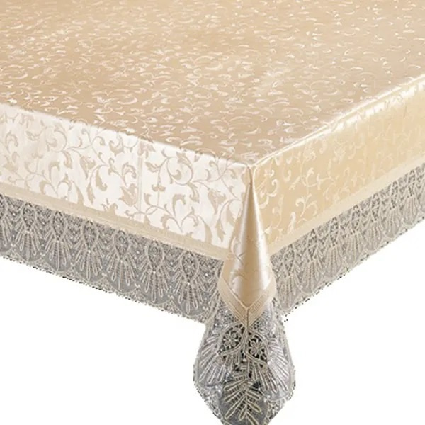 Скатерть Meiwa FPLUS-PLAIN SARASA AZ 132 х 178 см, овальная, цвет ...