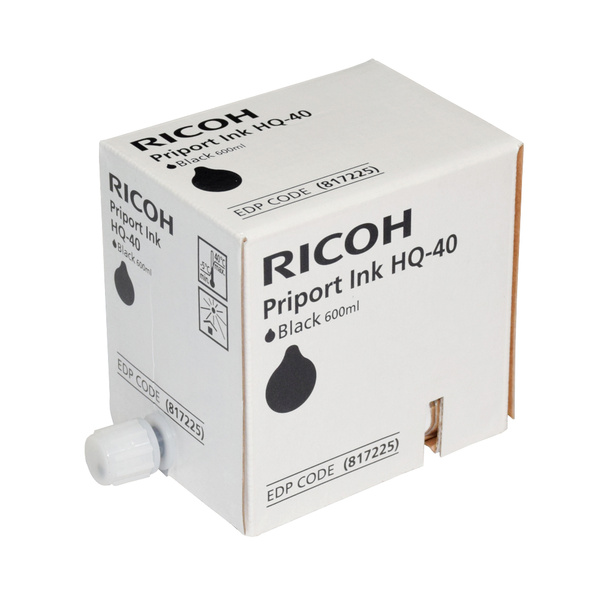 Расходник для печати Ricoh HQ40, Черный (black), для ризографа ...