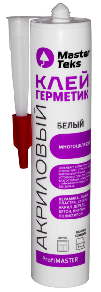 Акриловый Герметик MasterTeks, Для окон, белый - купить по низким ценам ...